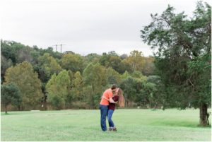 Front Royal Golf Club Virginia Engagement | Franzi Lee Photography